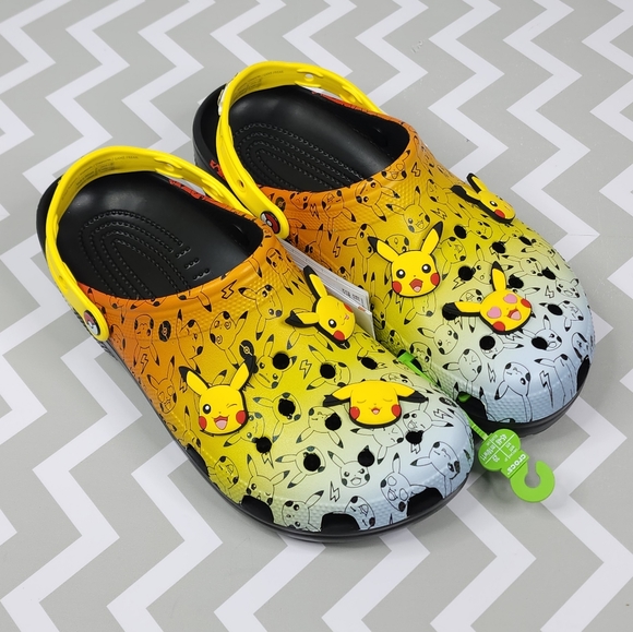 CROCS | Shoes | Crocs X Pokemon Pikachu Classic Clog With Jibbitz Mens ...